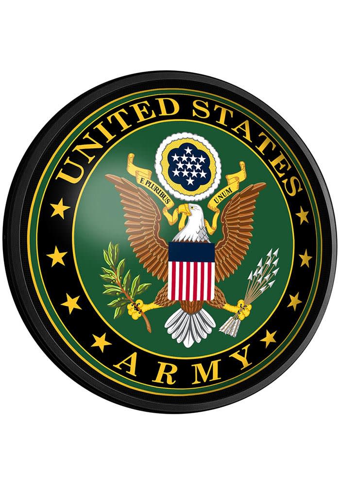 The Fan-Brand Army Round Slimline Lighted Wall Sign