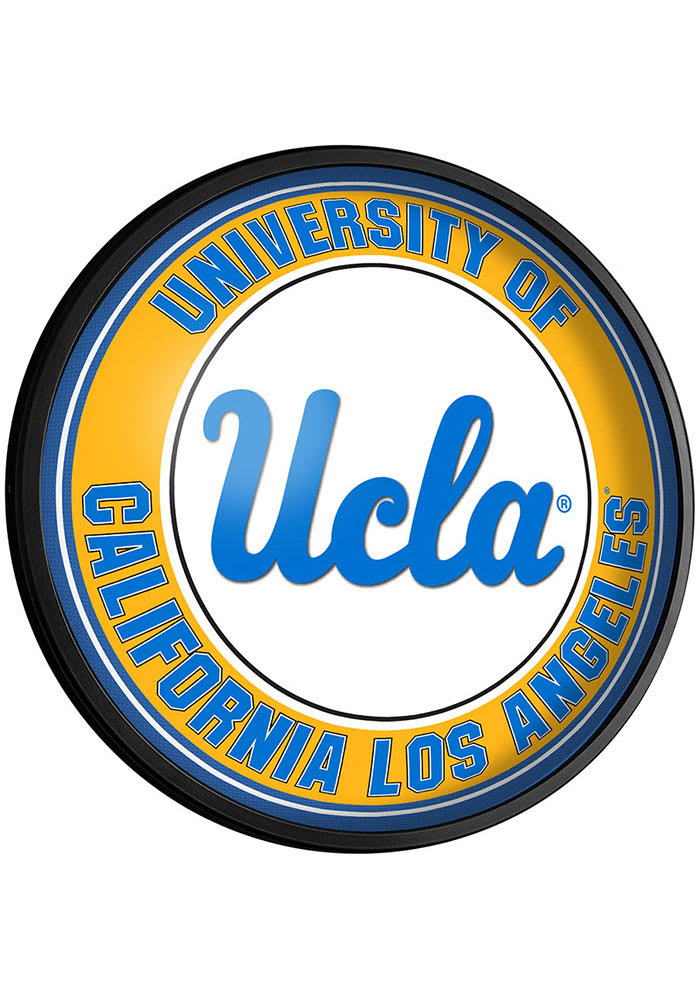 UCLA Bruins BLUE Round Slimline Lighted Sign