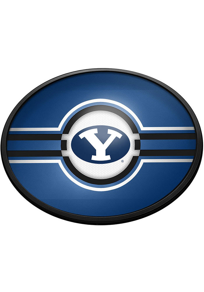 The Fan-Brand BYU Cougars Oval Slimline Lighted Sign