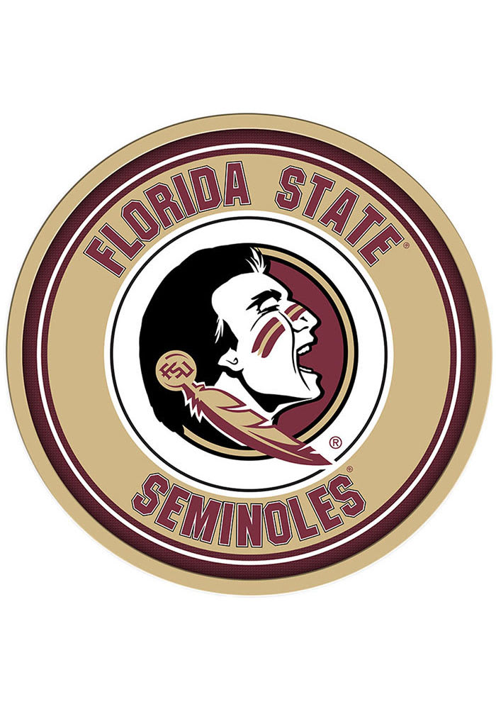 The Fan-Brand Florida State Seminoles Modern Disc Sign