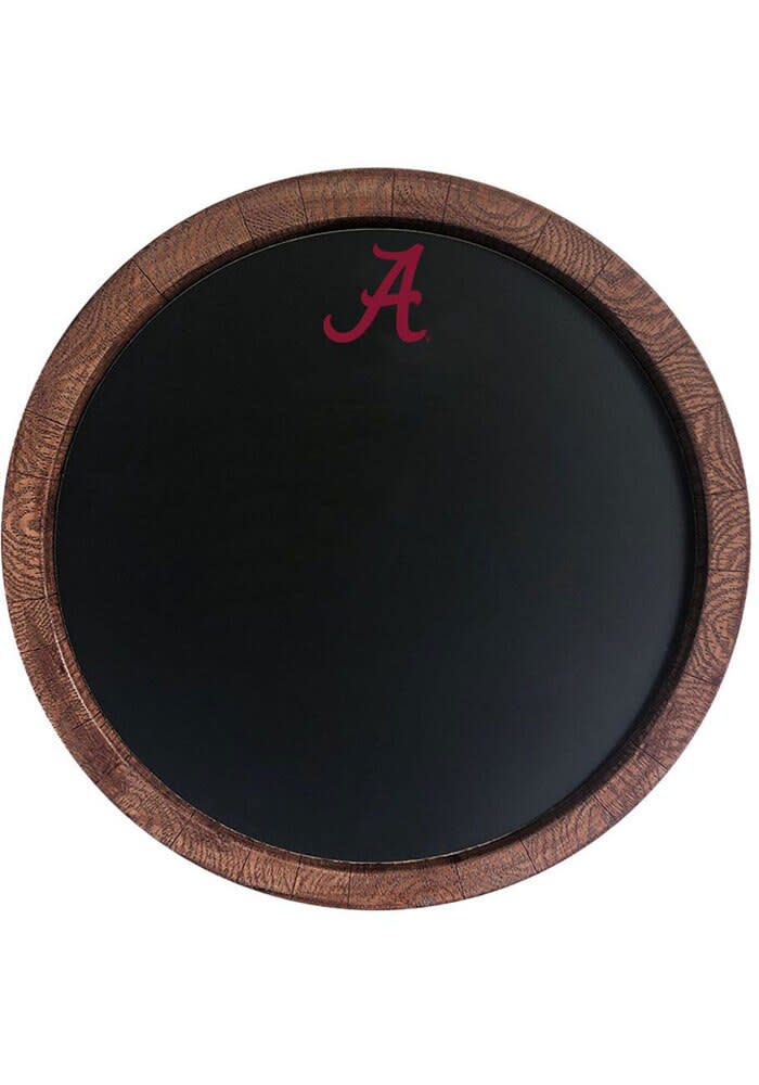 The Fan-Brand Alabama Crimson Tide CRIMSON Chalkboard Faux Barrel Top ...