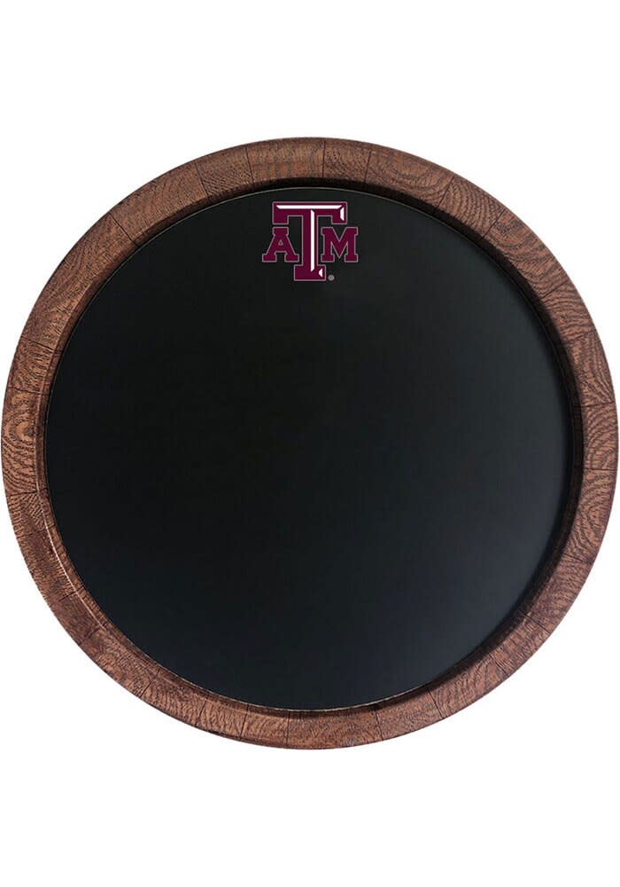 The Fan-Brand Texas A&M Aggies MAROON Chalkboard Faux Barrel Top Sign ...