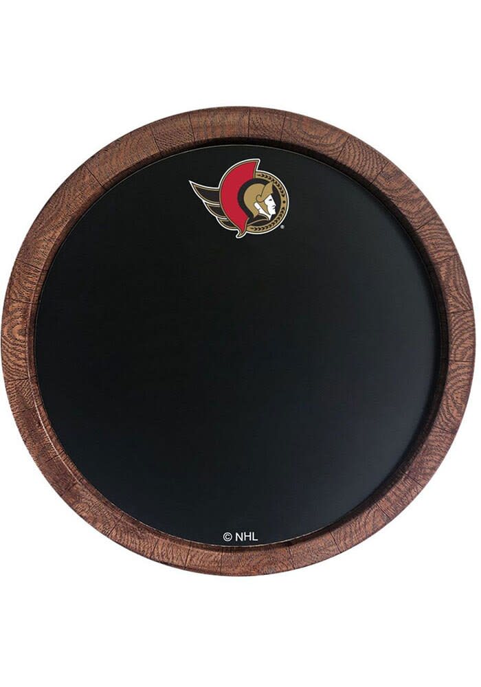 The Fan-Brand Ottawa Senators Chalkboard Faux Barrel Top Sign