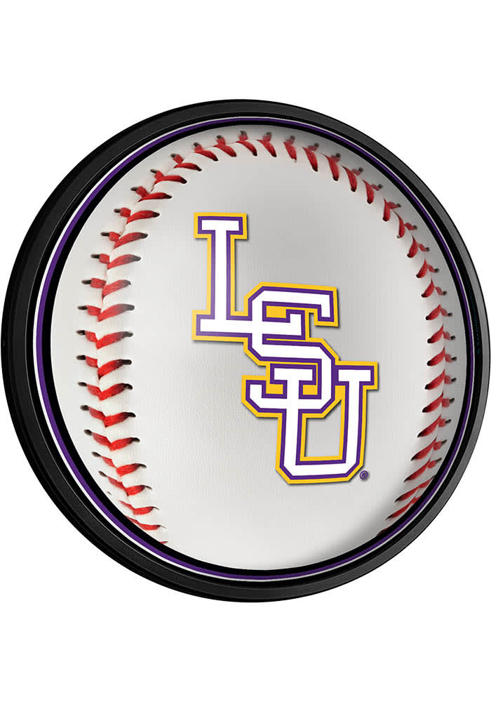 The Fan-Brand LSU Tigers Baseball Slimline Lighted Wall Sign