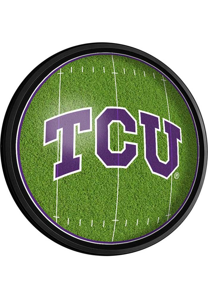 The Fan-Brand TCU Horned Frogs PURPLE On the 50 Slimline Lighted Wall ...