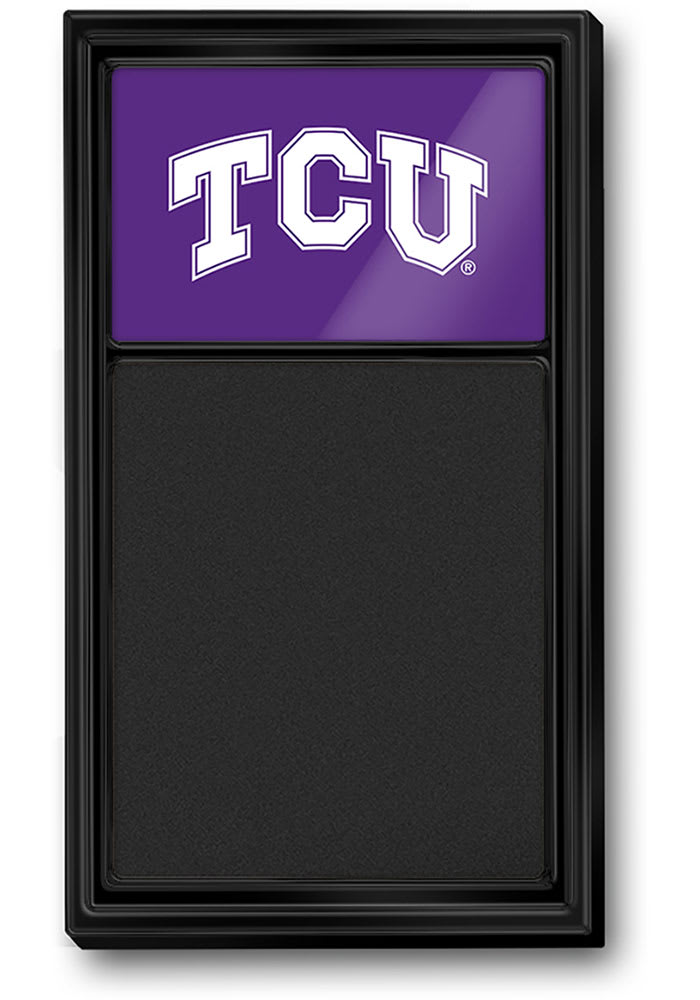 The Fan-Brand TCU Horned Frogs PURPLE Chalk Noteboard Sign - 2213035