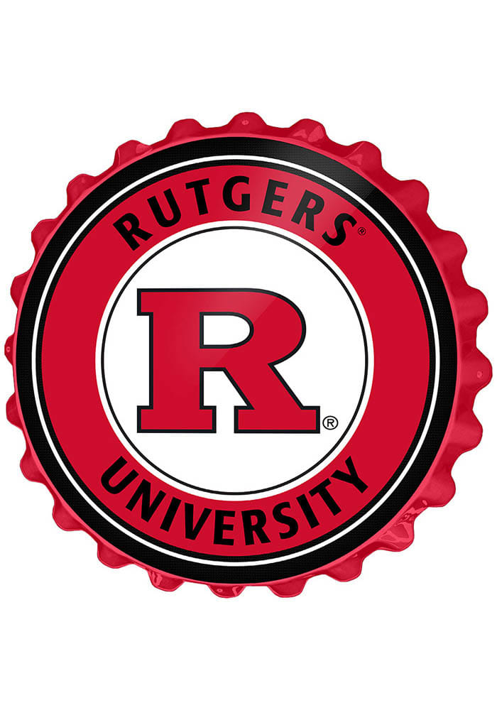 The Fan-Brand Rutgers Scarlet Knights Red Bottle Cap Wall Sign - 2213147