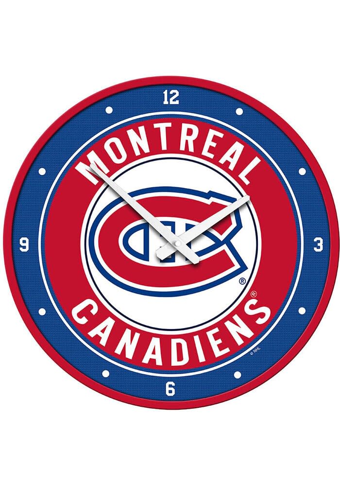 Montreal Canadiens Modern Disc Wall Clock - RED