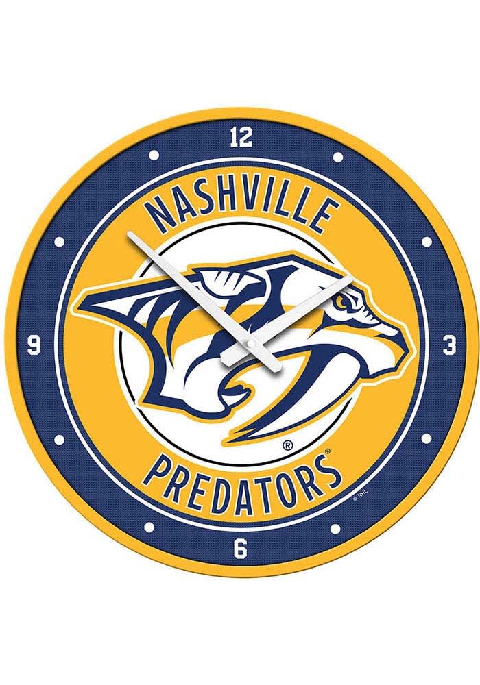 Nashville Predators Modern Disc Wall Clock - GOLD