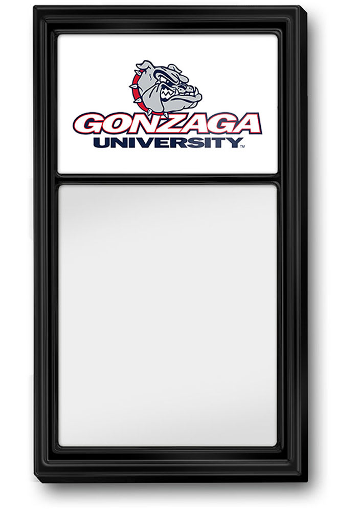 The Fan-Brand Gonzaga Bulldogs WHITE Dry Erase Noteboard Sign - 2214126