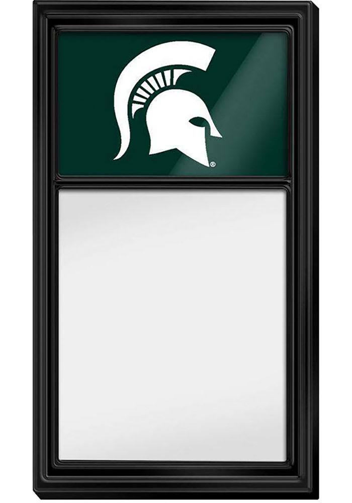 The Fan-Brand Michigan State Spartans GREEN Dry Erase Noteboard Sign ...