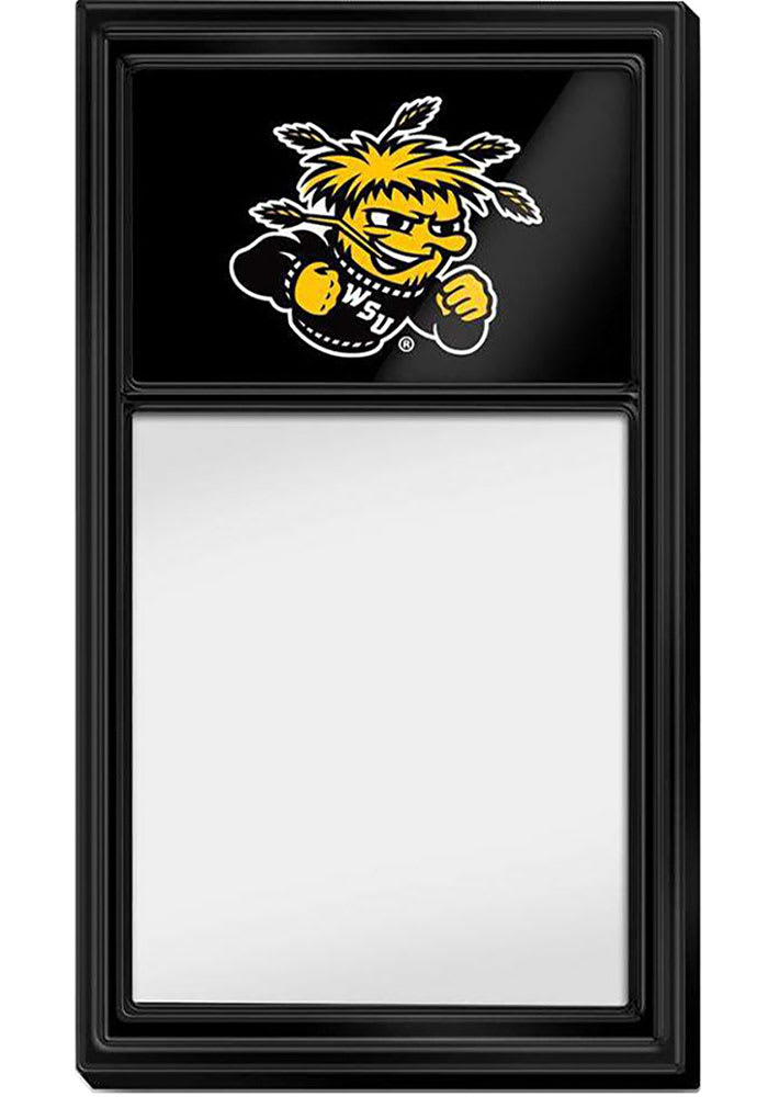 The Fan-Brand Wichita State Shockers YELLOW Dry Erase Noteboard Sign ...
