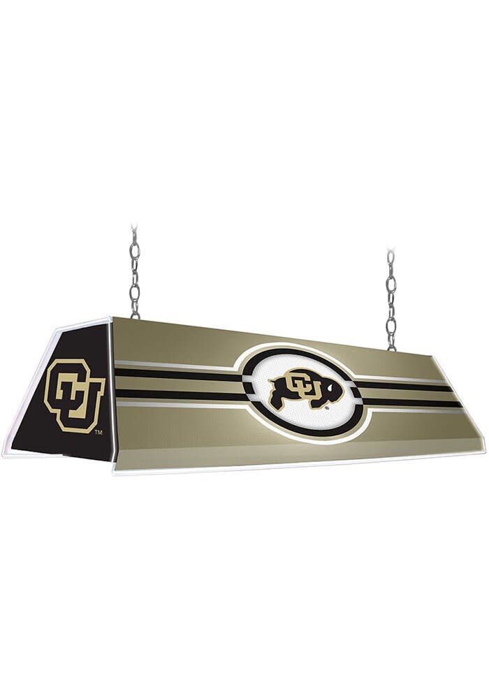 Colorado Buffaloes Logo Edge Glow Light Pool Table GOLD - 2214272