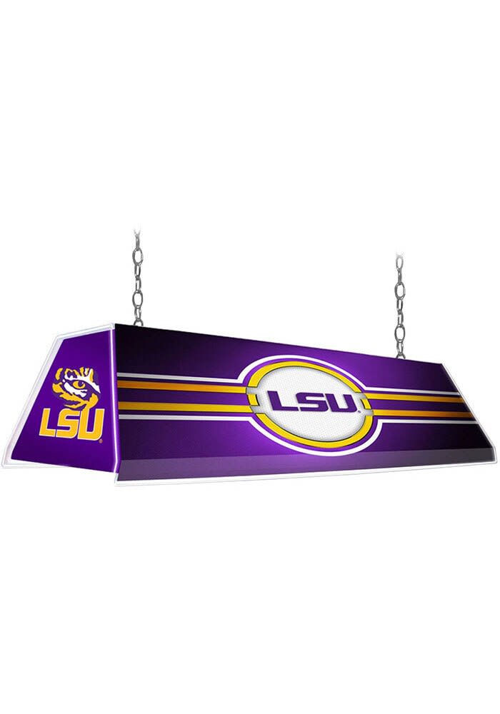 LSU Tigers Edge Glow Light Pool Table PURPLE - 2214307