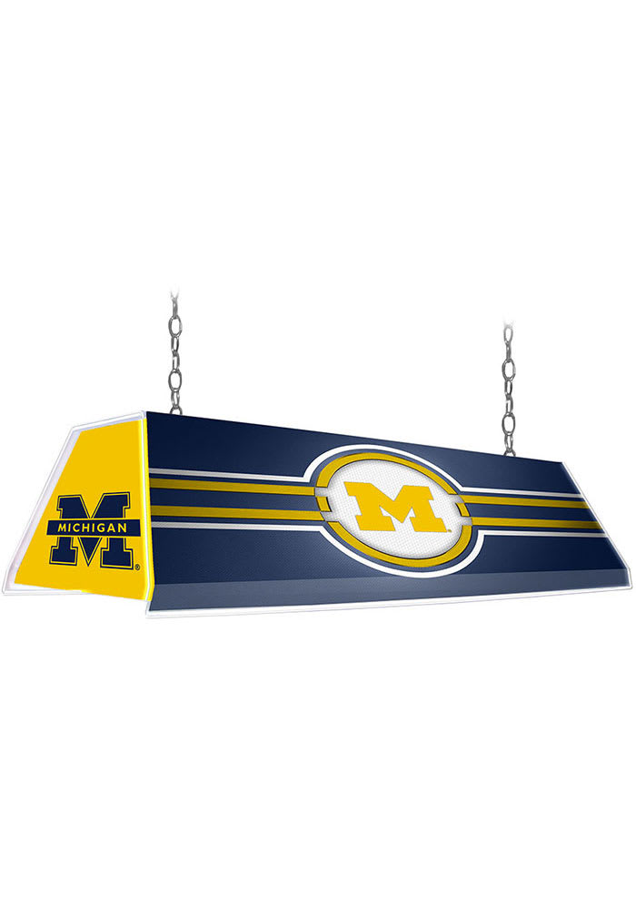 Michigan Wolverines Edge Glow Light Pool Table BLUE - 2214316