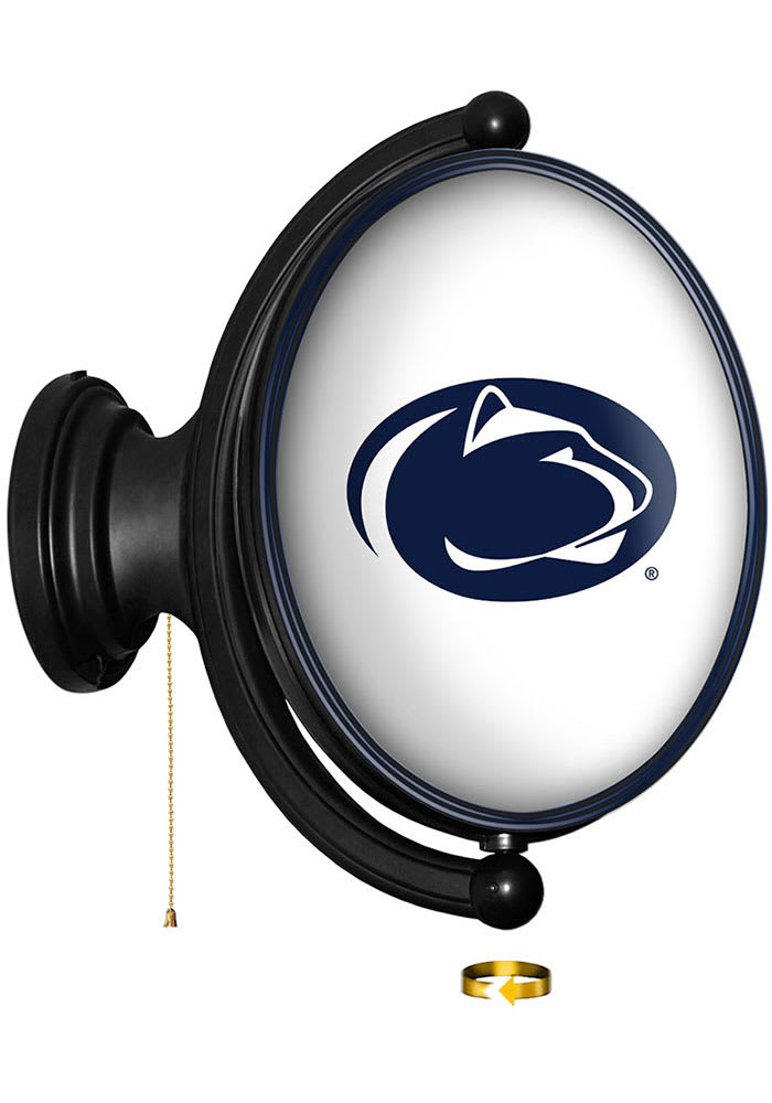 Penn State Nittany Lions WHITE Oval Rotating Lighted Sign - 2214670
