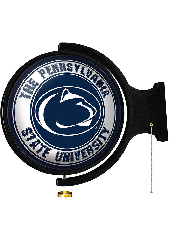 Penn State Nittany Lions WHITE Round Rotating Lighted Sign - 2214895