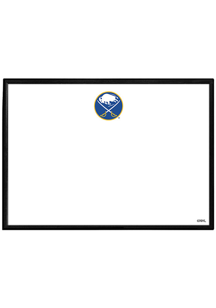 The Fan-Brand Buffalo Sabres NAVY Framed Dry Erase Wall Sign - 2215451