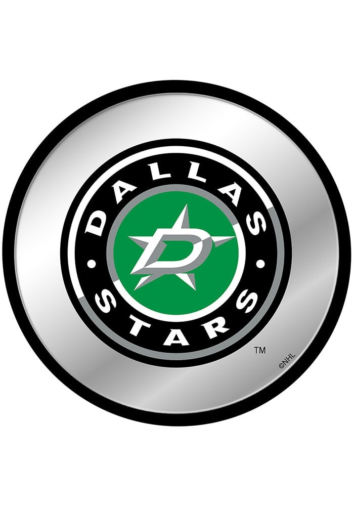 The Fan-Brand Dallas Stars BLACK Secondary Logo Modern Disc Mirrored ...