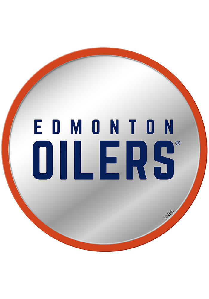 The Fan-Brand Edmonton Oilers ORANGE Secondary Logo Modern Disc ...