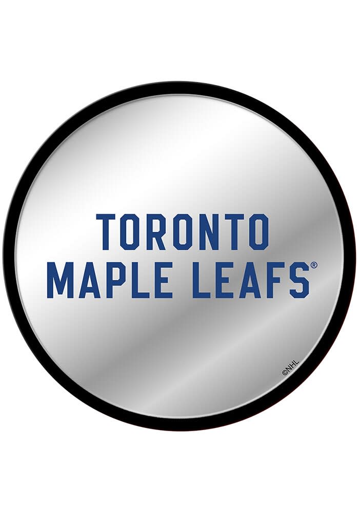 The Fan-Brand Toronto Maple Leafs BLACK Secondary Logo Modern Disc ...