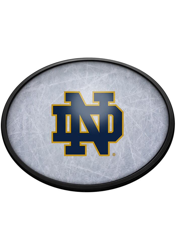 The Fan-Brand Notre Dame Fighting Irish Ice Rink Oval Slimline Lighted Sign