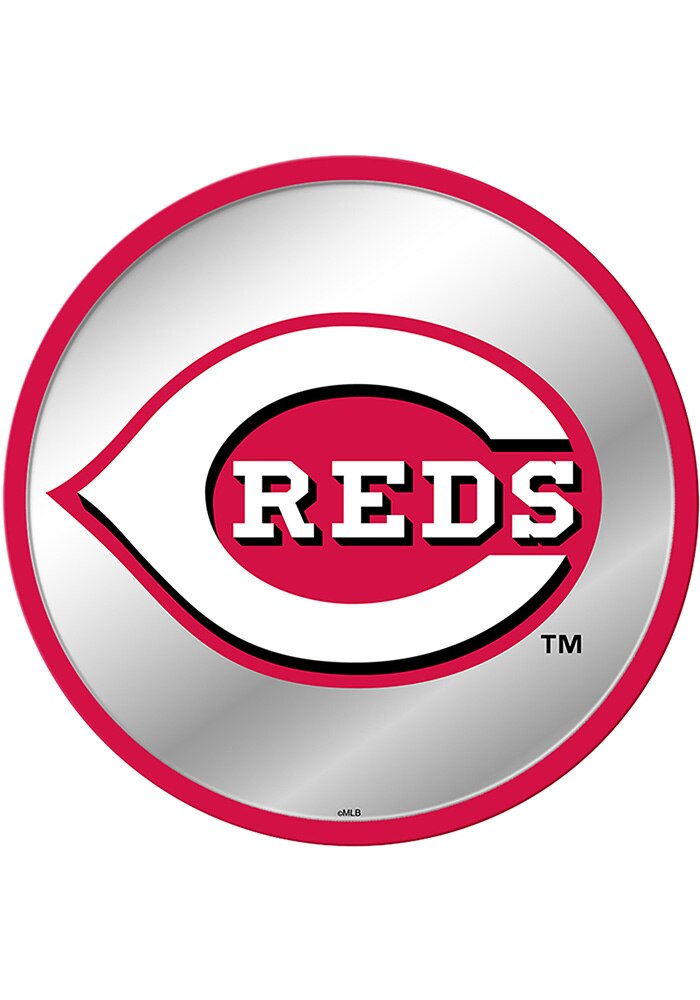 The Fan-Brand Cincinnati Reds RED Modern Disc Mirrored Sign - 2216109