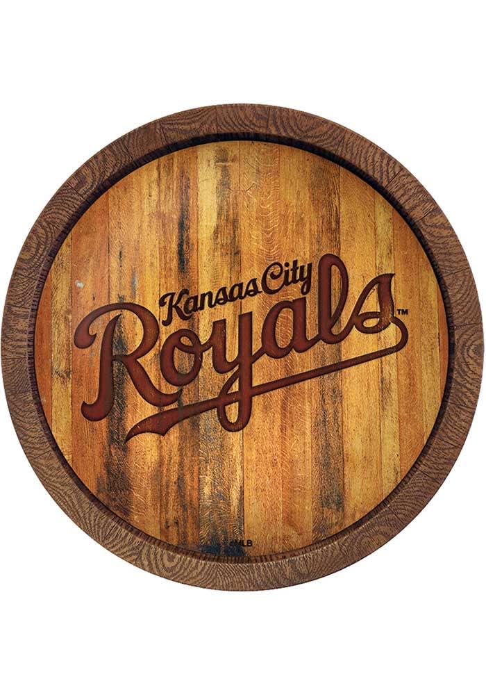 The Fan-Brand Kansas City Royals Faux Barrel Top Sign