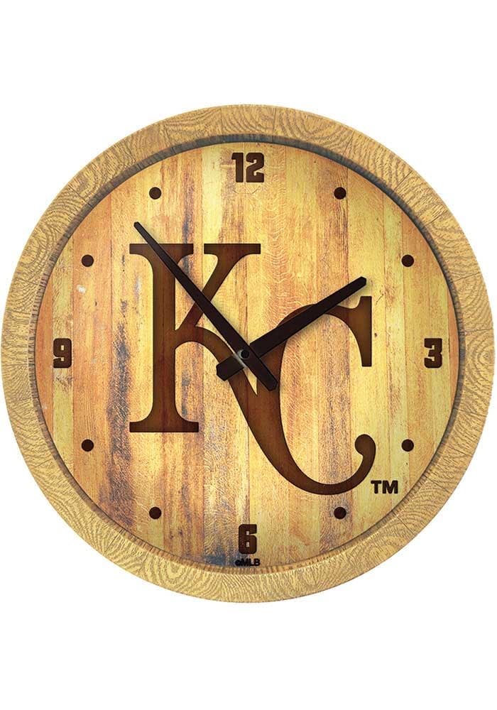 Kansas City Royals Faux Barrel Top Wall Clock