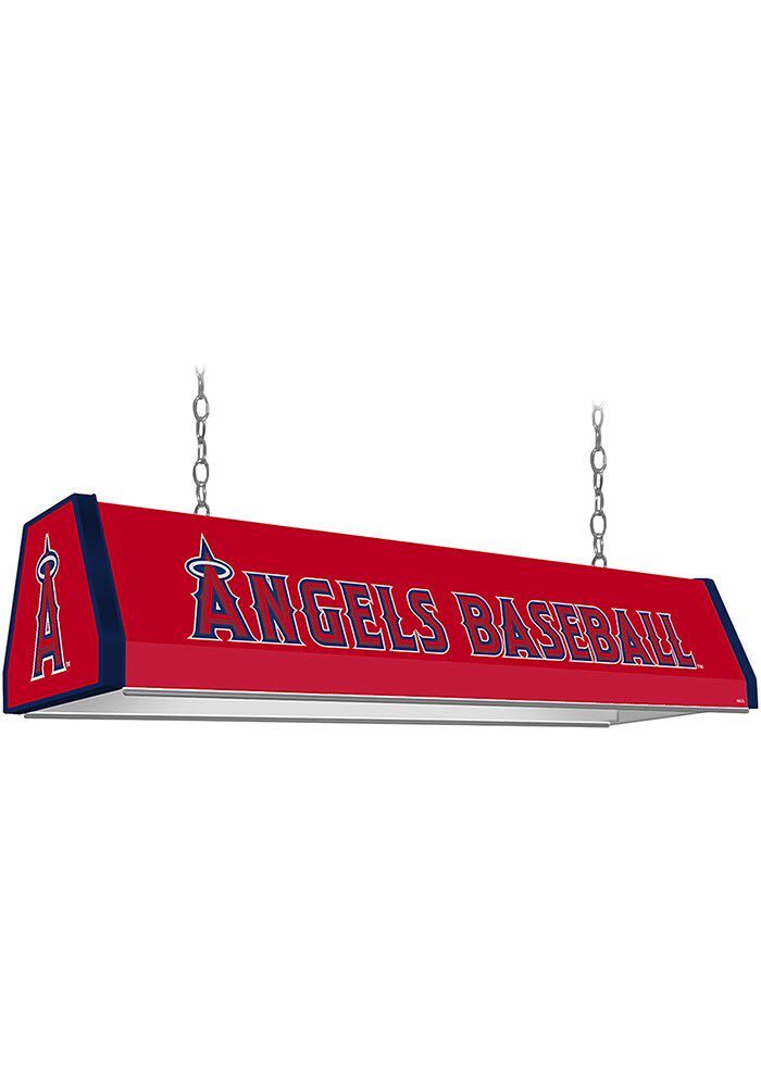 Los Angeles Angels Standard Pool Table Light Red Billiard Lamp