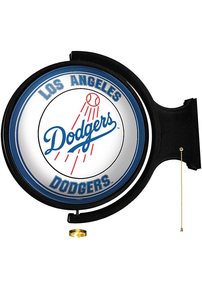 The Fan-Brand Los Angeles Dodgers Blue Round Rotating Lighted Sign ...