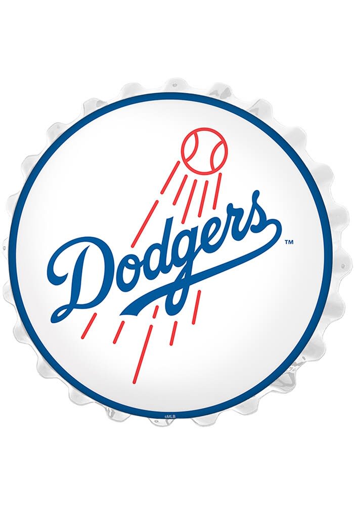 The Fan-Brand Los Angeles Dodgers Blue Bottle Cap Lighted Sign - 2216668