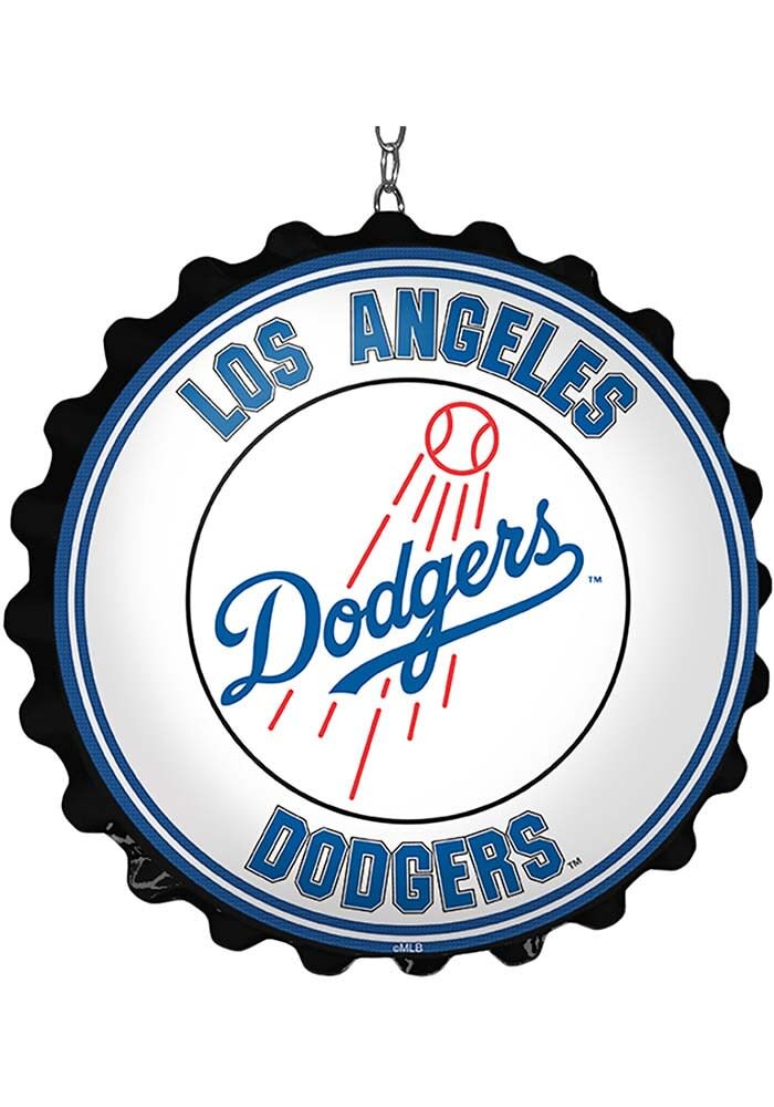 The Fan-Brand Los Angeles Dodgers Blue Bottle Cap Dangler Sign - 2216670