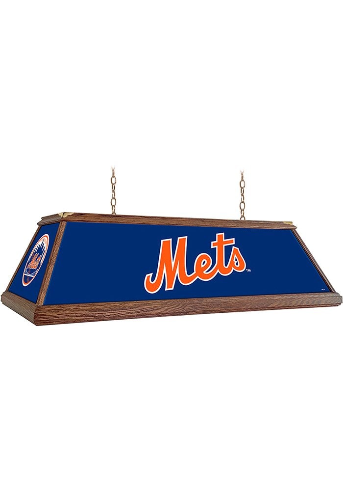 New York Mets Wood Pool Table Light Navy Blue Billiard Lamp