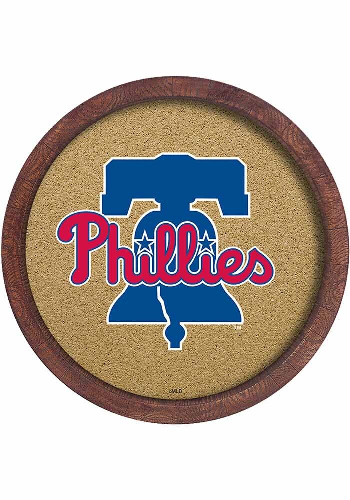 The Fan-Brand Philadelphia Phillies Faux Barrel Top Corkboard Sign