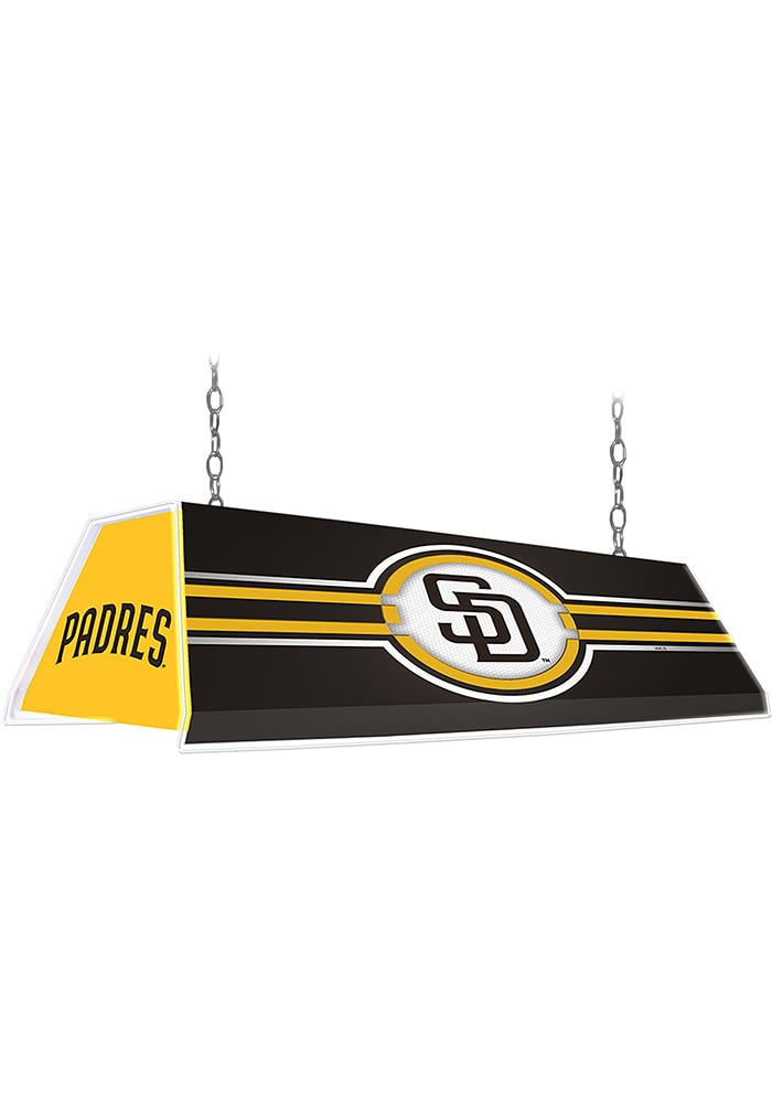 San Diego Padres Edge Glow Pool Table Light Brown Billiard Lamp - 2217427