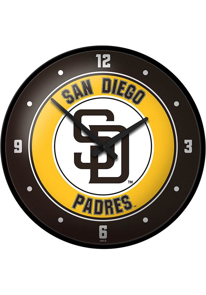 San Diego Padres YELLOW Modern Disc Wall Clock - 2217430