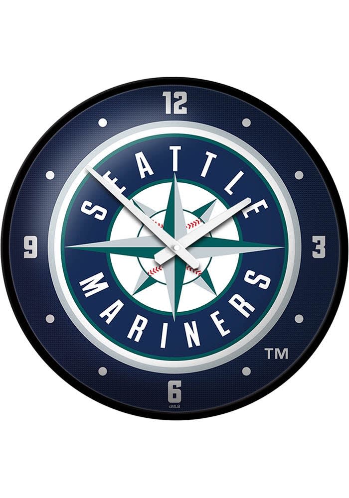 Seattle Mariners Blue Modern Disc Wall Clock - 2217508