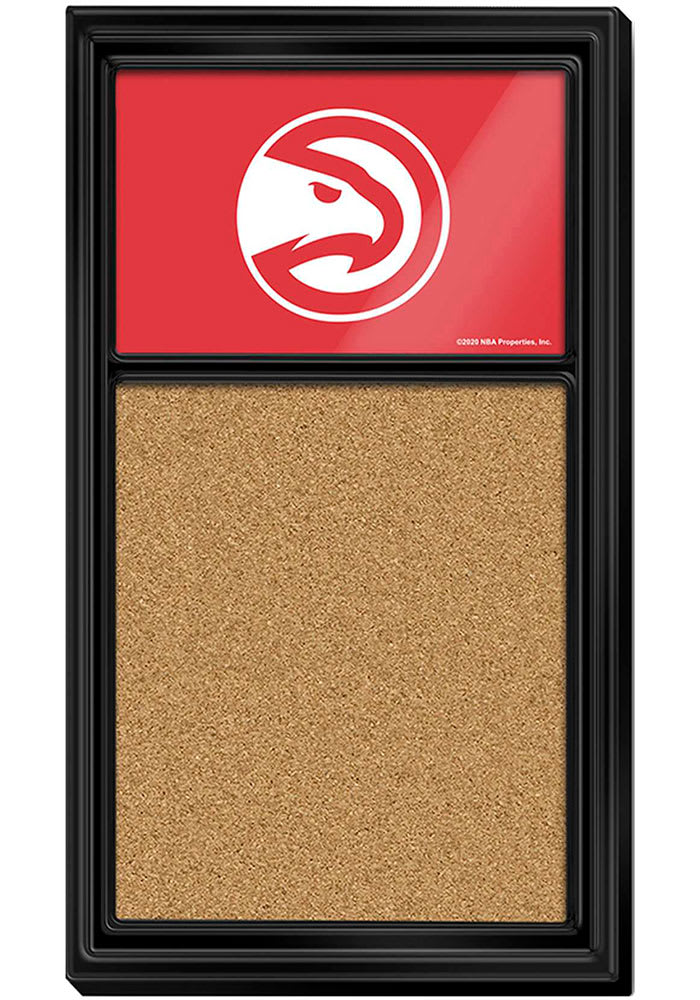The Fan-Brand Atlanta Hawks RED Cork Board Sign - 2218100