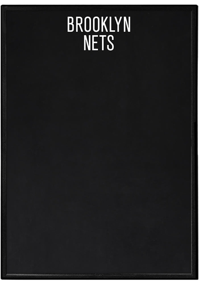 The Fan-Brand Brooklyn Nets Framed Chalkboard Sign