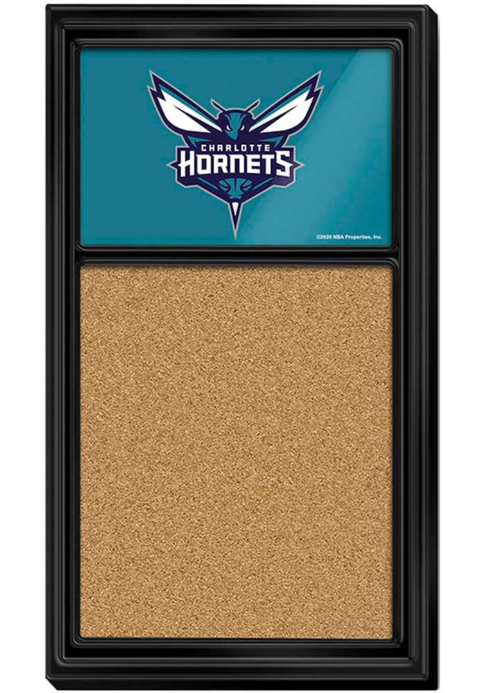 The Fan-Brand Charlotte Hornets Blue Cork Board Sign - 2218282