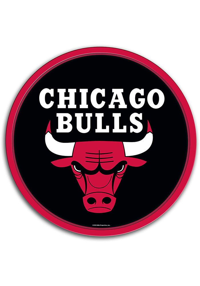 The Fan-Brand Chicago Bulls Red Modern Disc Sign - 2218300
