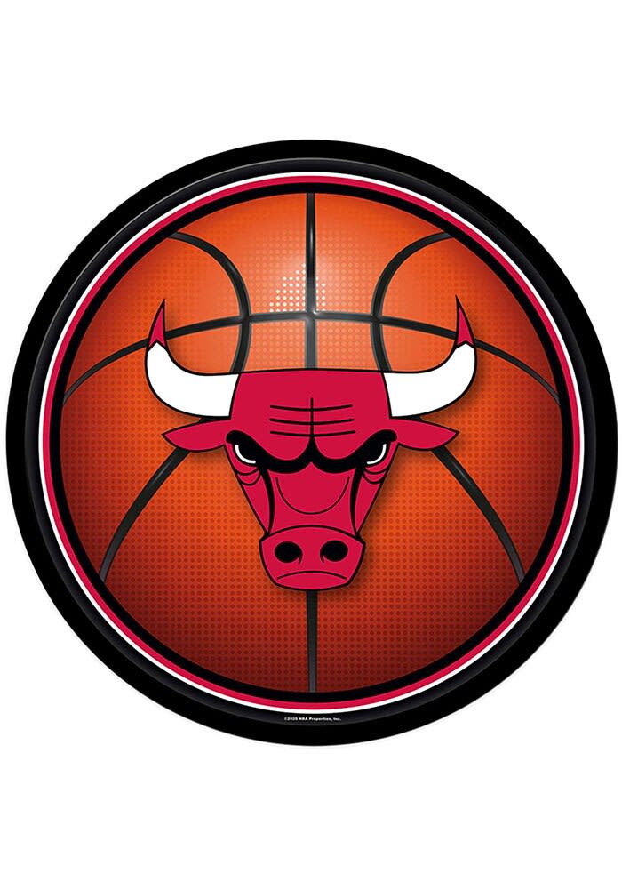 The Fan-Brand Chicago Bulls Red Modern Disc Sign - 2218301