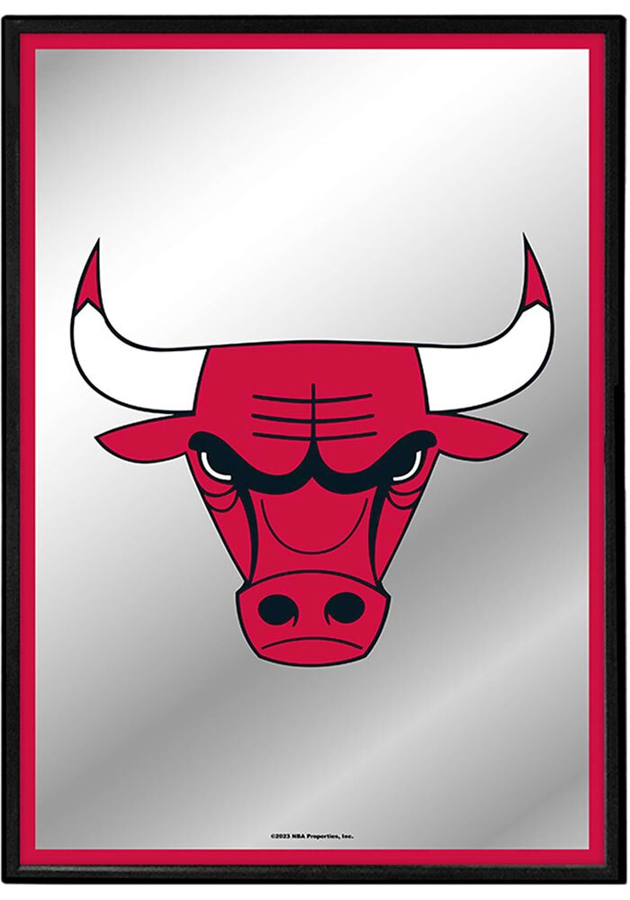 The Fan-Brand Chicago Bulls Vertical Framed Mirror Wall Sign