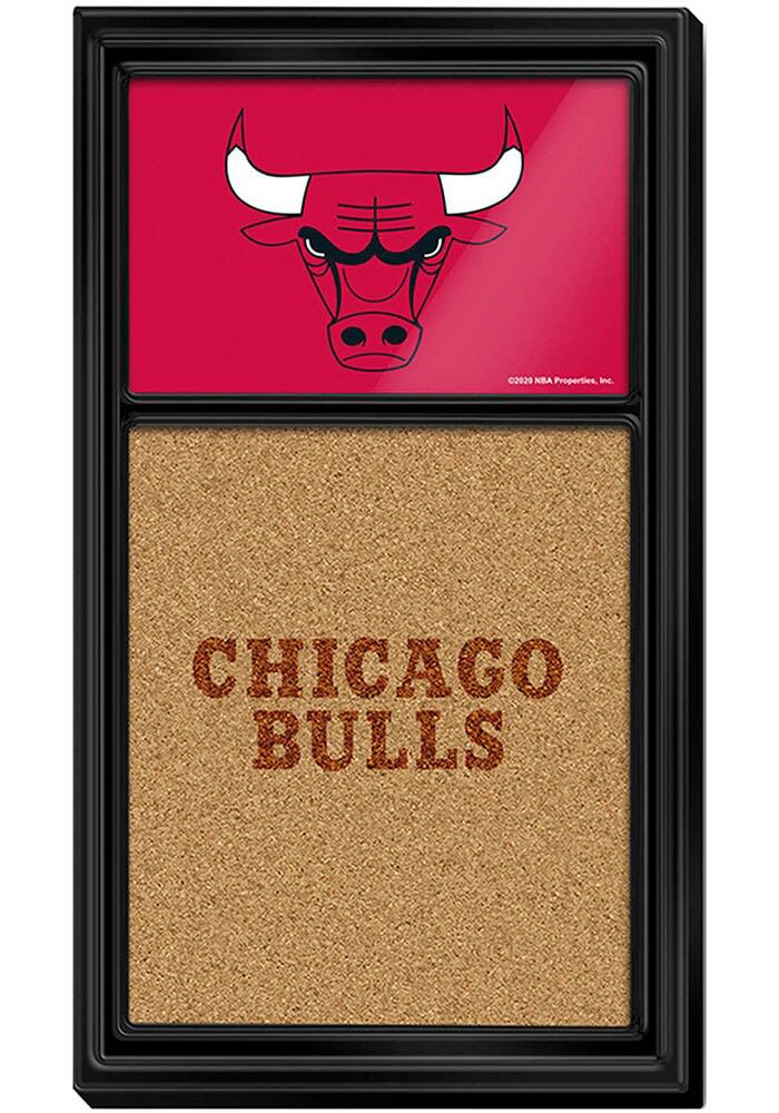 The Fan-Brand Chicago Bulls Red Cork Board Sign - 2218349