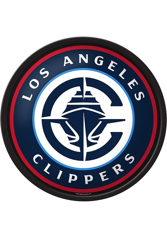 The Fan-Brand Los Angeles Clippers BLUE Modern Disc Sign - 2218803