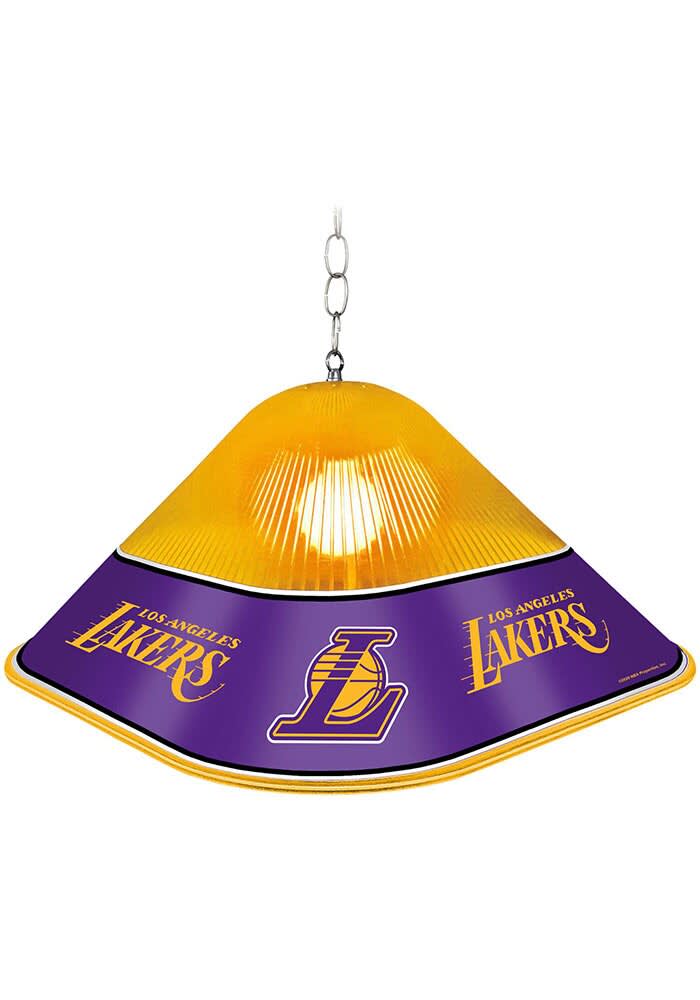 Los Angeles Lakers Square Acrylic Gloss GOLD Billiard Lamp - 2218892