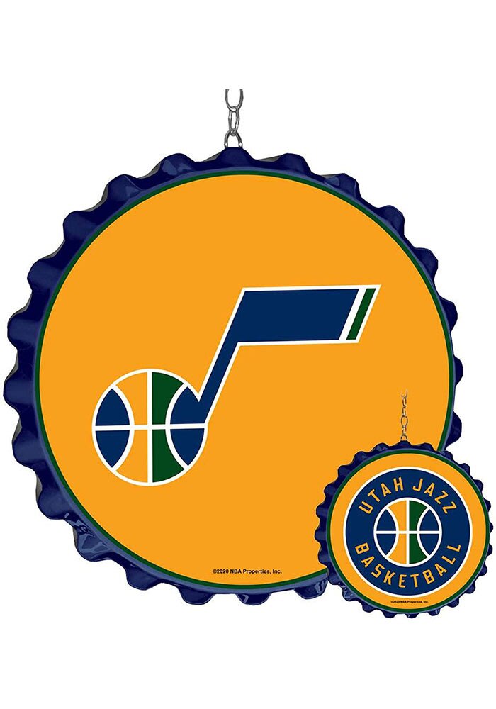 The Fan-Brand Utah Jazz Bottle Cap Dangler Sign