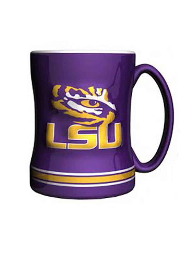 LSU Tigers PURPLE 14Oz Sculped Ceramic Mug - 1016164