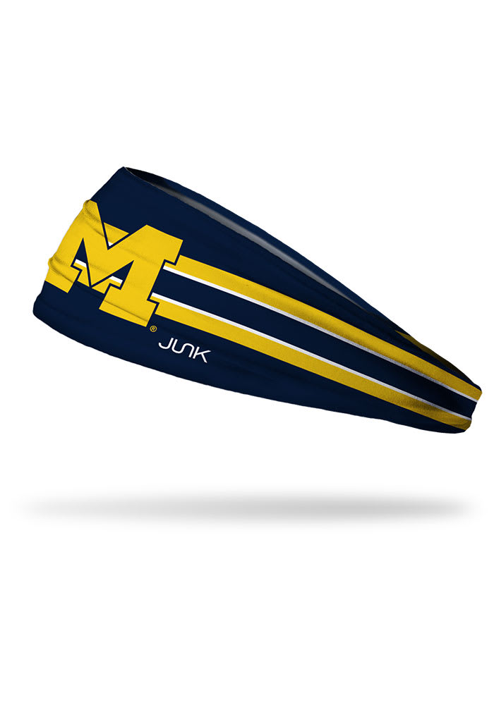Michigan Wolverines BLUE Stripes Headband - 2250116